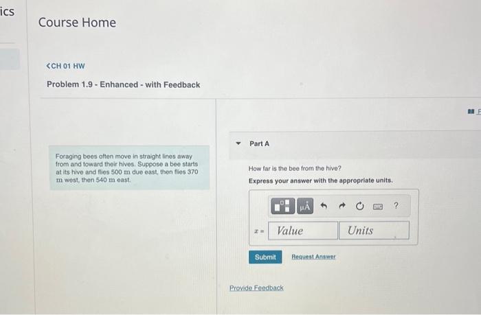 Solved Course Home کCH \\( 01 \\mathrm{HW} \\) Problem 1.9 - | Chegg.com