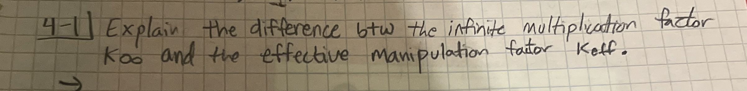 Solved 4-1) ﻿Explain the difference btw the infinite | Chegg.com