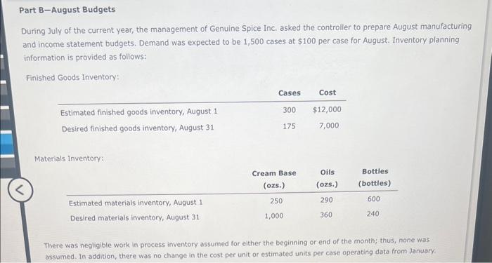 Solved Comprehensive Problem 5 Part B: Note: This section is | Chegg.com