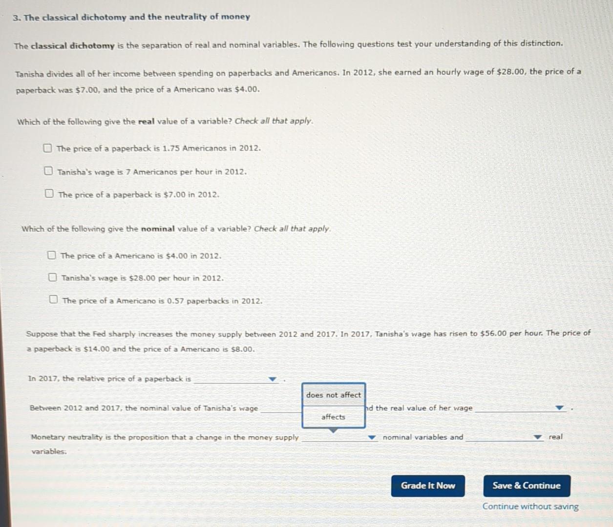 Solved The classical dichotomy is the separation of real and | Chegg.com