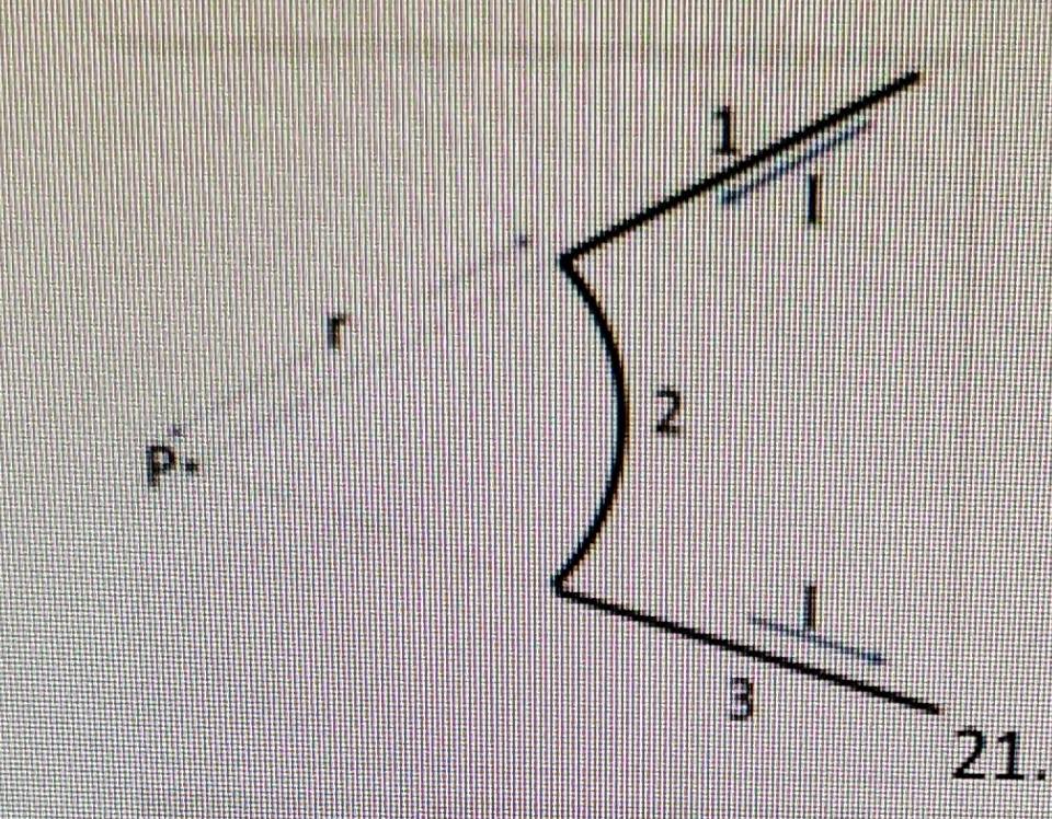 Solved 21. Consider the current-carrying wire shown in the | Chegg.com