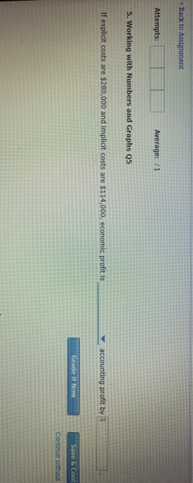 Solved Back to Assignment Attempts: Average: /1 5. Working | Chegg.com