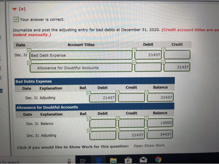 Solved Problem 9-03A a-c (Part Level Submission) Presented | Chegg.com