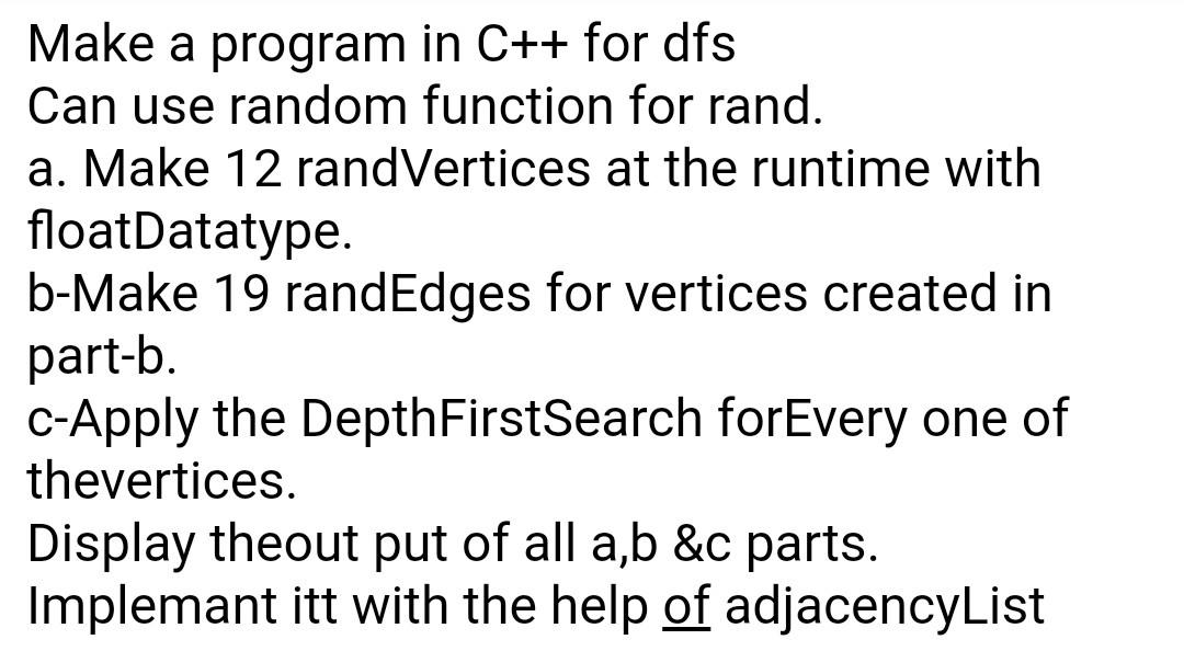Solved data type must be float, and implement it by using | Chegg.com