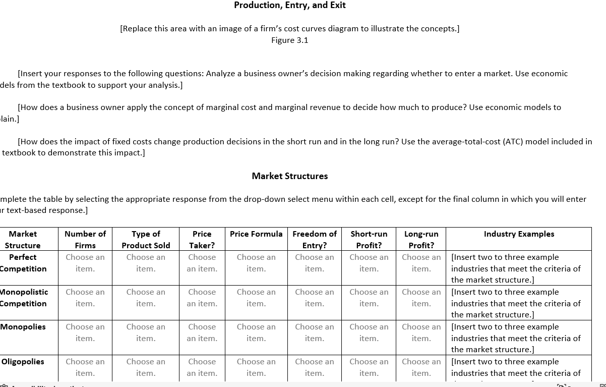 Solved Figure 1.1[Insert your responses to the following | Chegg.com
