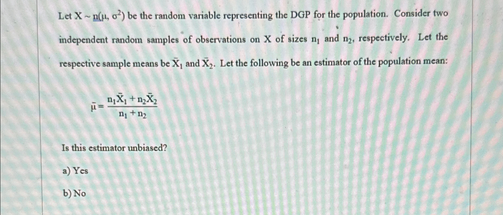 Solved Let x∼n(μ,σ2) ﻿be the random variable representing | Chegg.com