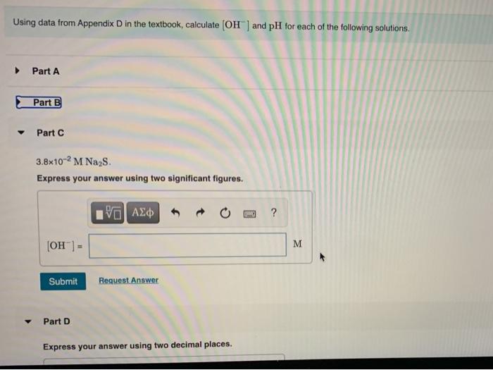 Solved Using data from Appendix D in the textbook, calculate | Chegg.com