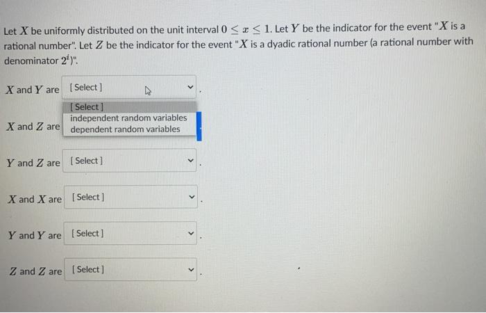 Solved Let X be uniformly distributed on the unit interval 0 | Chegg.com