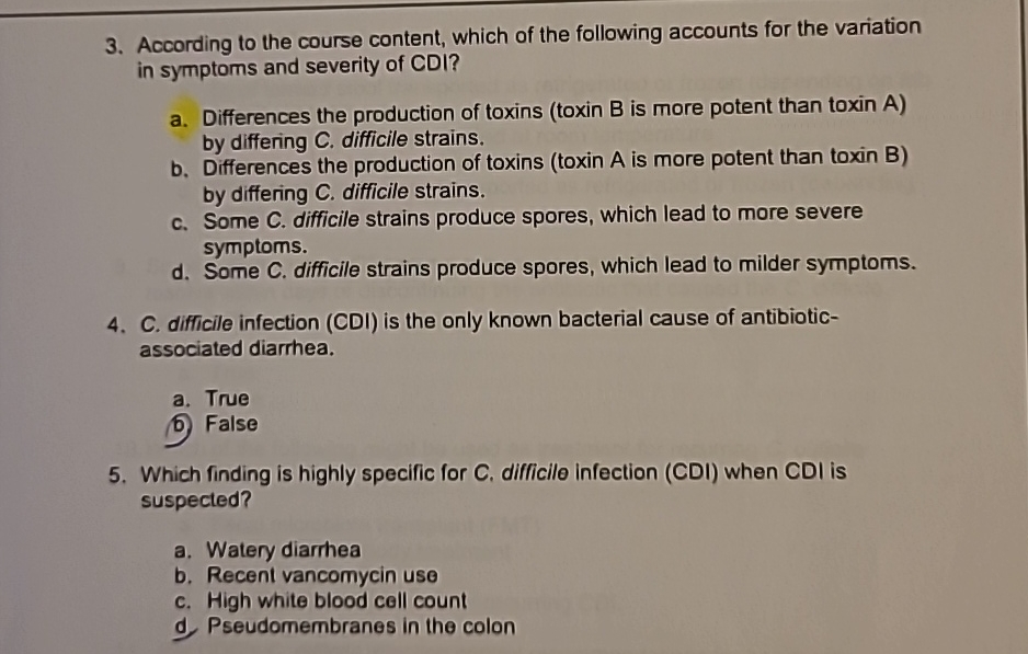 Solved According to the course content, which of the | Chegg.com