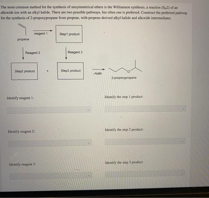 Solved The most common method for the synthesis of | Chegg.com