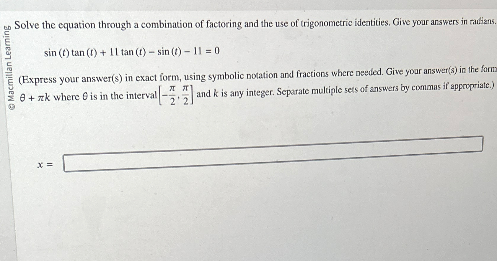 Solved bolve the equation through a combination of factoring | Chegg.com