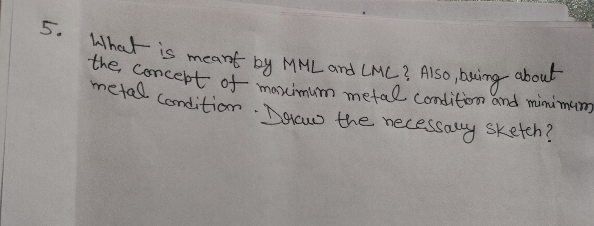 Solved What is meant by MML and LMC? ﻿Also, bring about the | Chegg.com