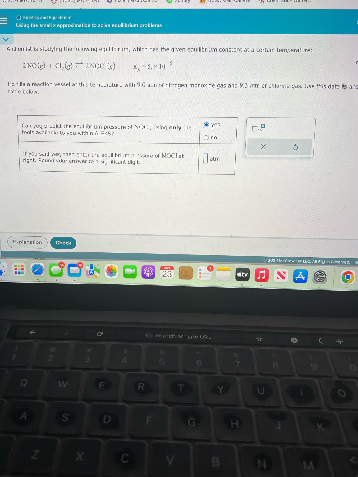Solved Kinetics and EquilibriumUsing the small x | Chegg.com