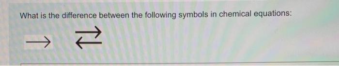 Solved What is the difference between the following symbols | Chegg.com
