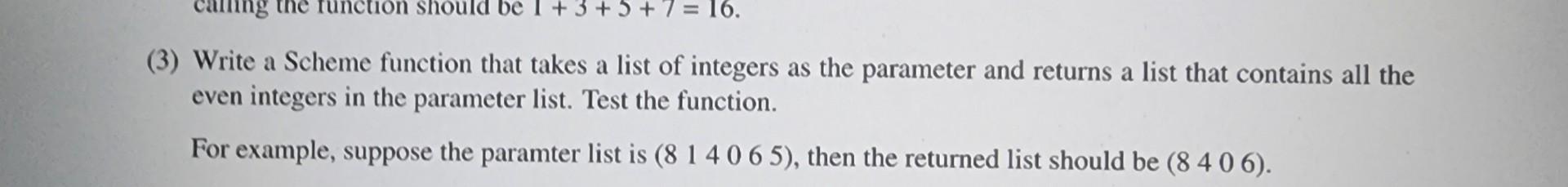 Solved Write Scheme Programs For The Following Problems 6965