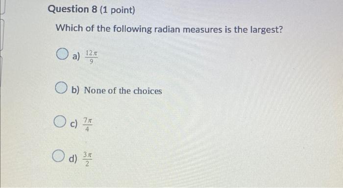 Solved Which of the following functions has the longest | Chegg.com