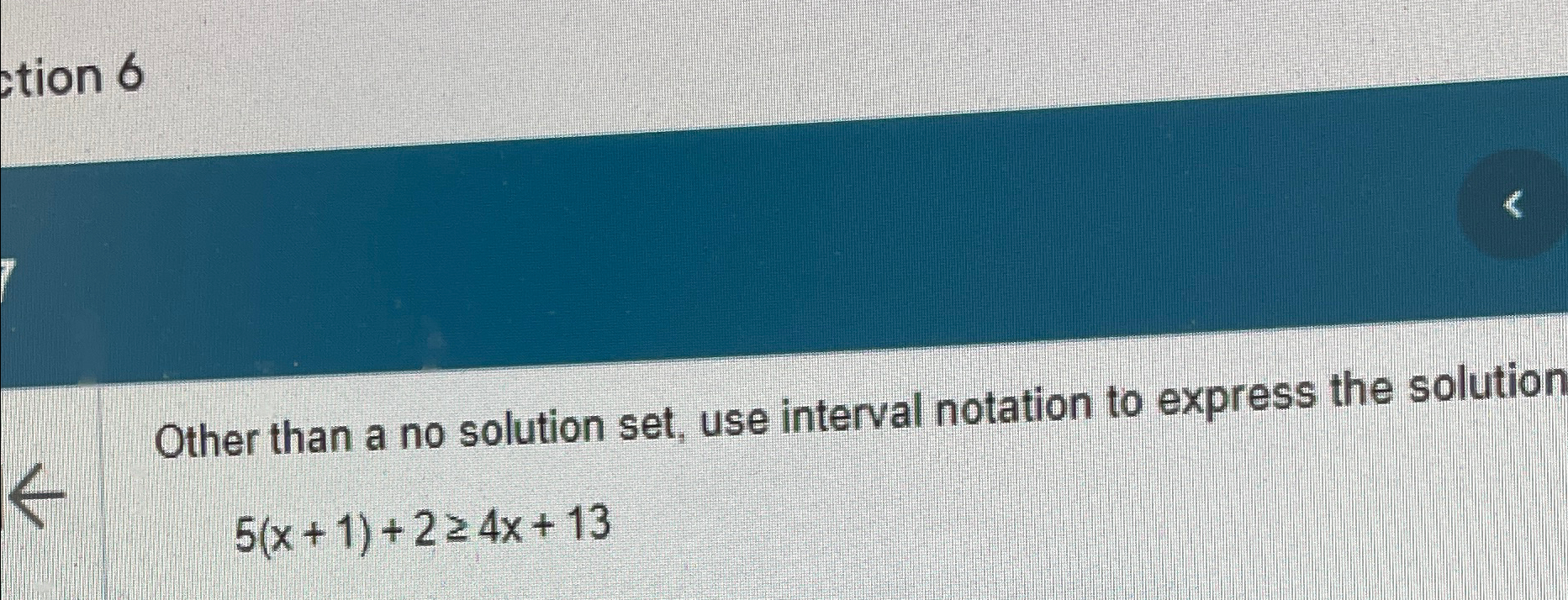 Solved use interval notation to express the | Chegg.com