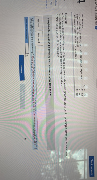 Solved M Connect Post Lecture HW Saved Help Save & Exit | Chegg.com