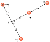 Solved In Fig. 24-33, what is the net electric potential at | Chegg.com