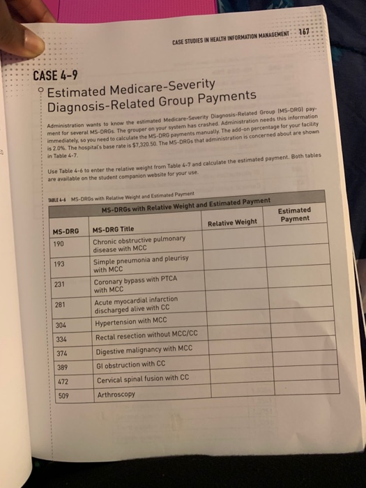 CASE STUDIES IN HEALTH INFORMATION MANAGEMENT CASE | Chegg.com