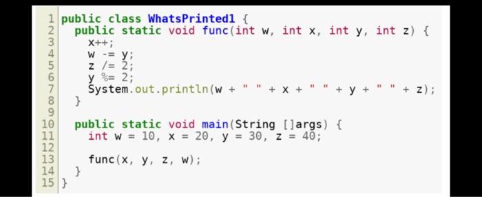 Solved public class Twisty1 \{ public static void f1() | Chegg.com Solved public class Twisty1 \{ public static void f1() | Chegg.com