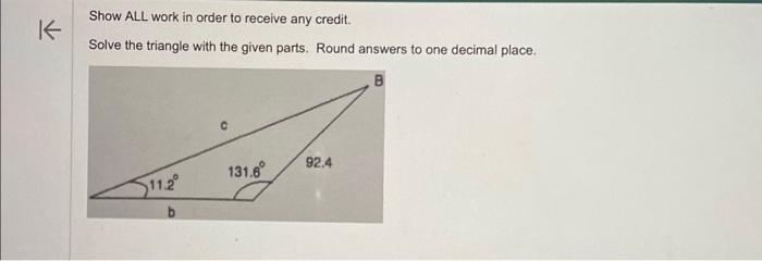 Solved Show ALL work in order to receive any credit. Prove | Chegg.com