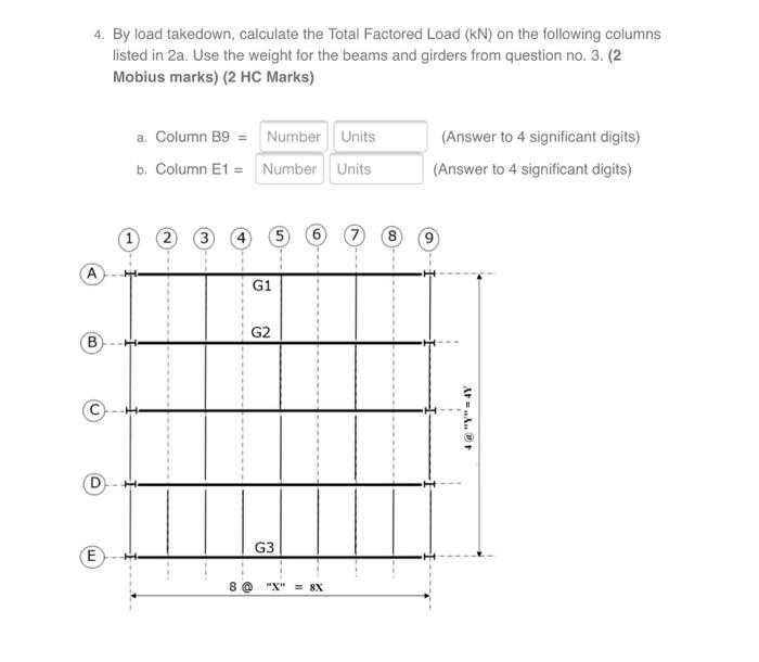 Solved 4. By load takedown, calculate the Total Factored | Chegg.com