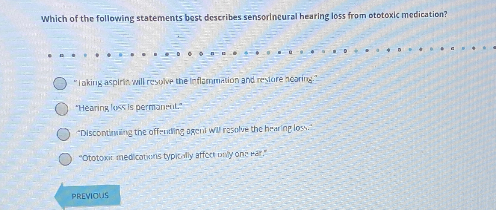 Solved Which of the following statements best describes | Chegg.com