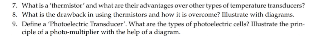 Solved What is the drawback in using thermistors and how it | Chegg.com