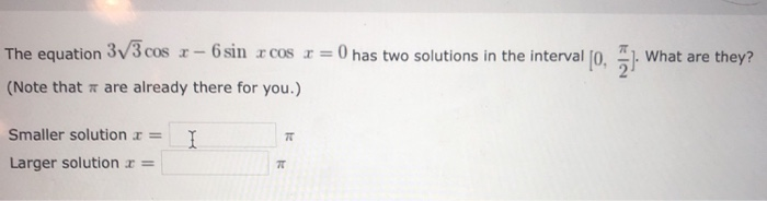 Solved What are they? The equation 3/3 cos r - 6 sin rcos x | Chegg.com
