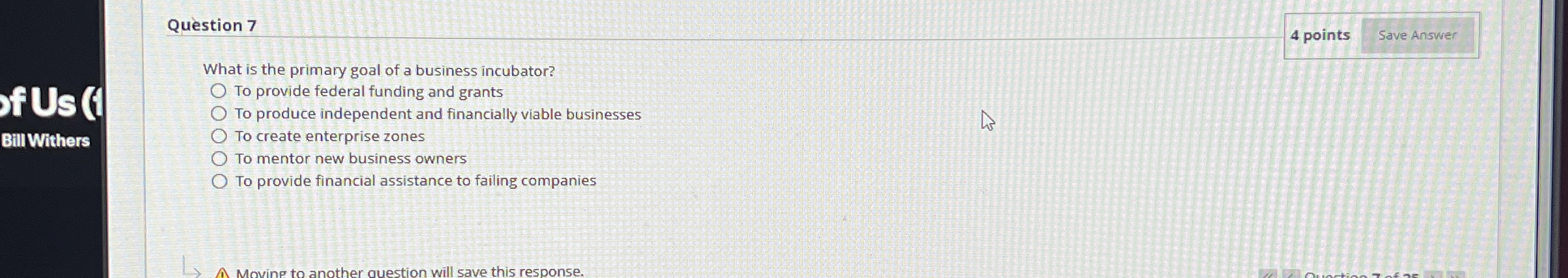 Solved Question 74 ﻿pointsWhat is the primary goal of a | Chegg.com