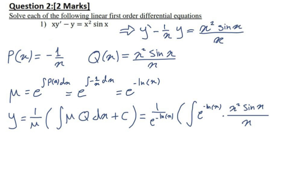 Solved Question 2:[2 ﻿Marks]Question 2:[2 | Chegg.com