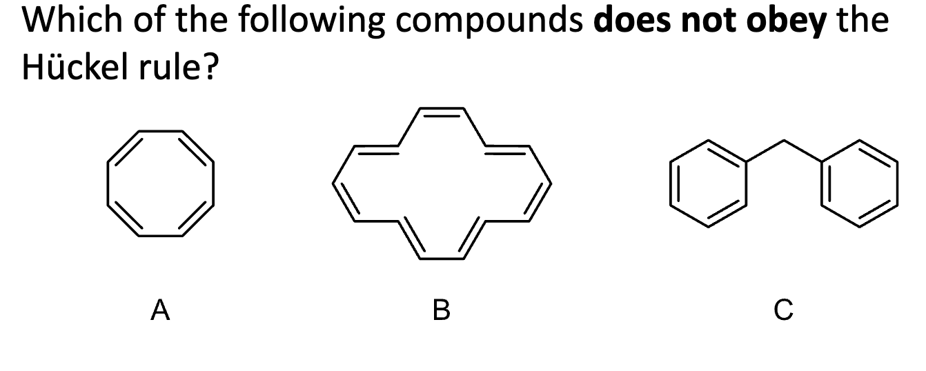 Solved Which of the following compounds does not obey | Chegg.com