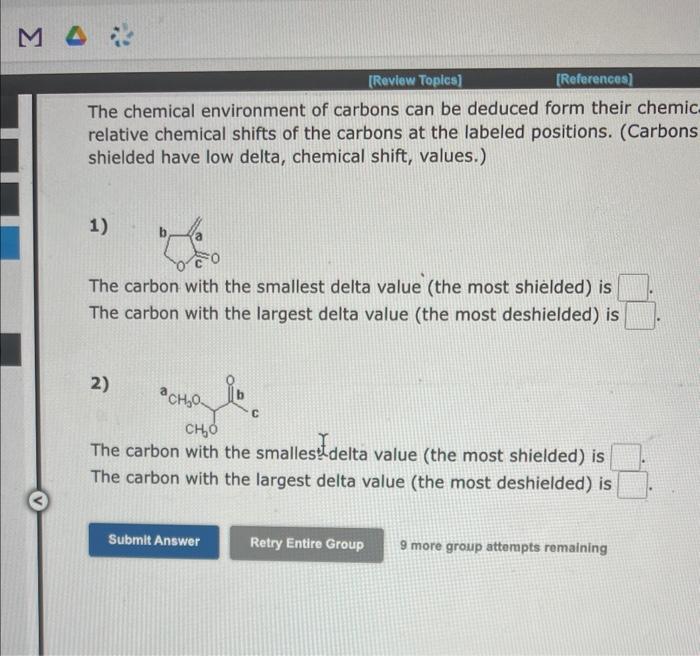 [Solved]: all a part of one question The chemical environmen