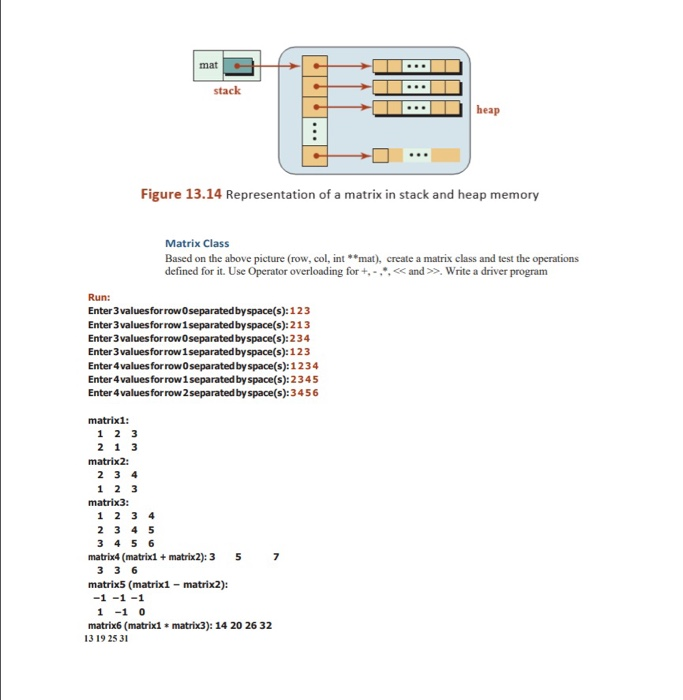 Solved Matrices One of the structures used in many areas of | Chegg.com