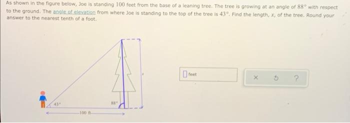Solved As shown in the figure below, Joe is standing 100 | Chegg.com