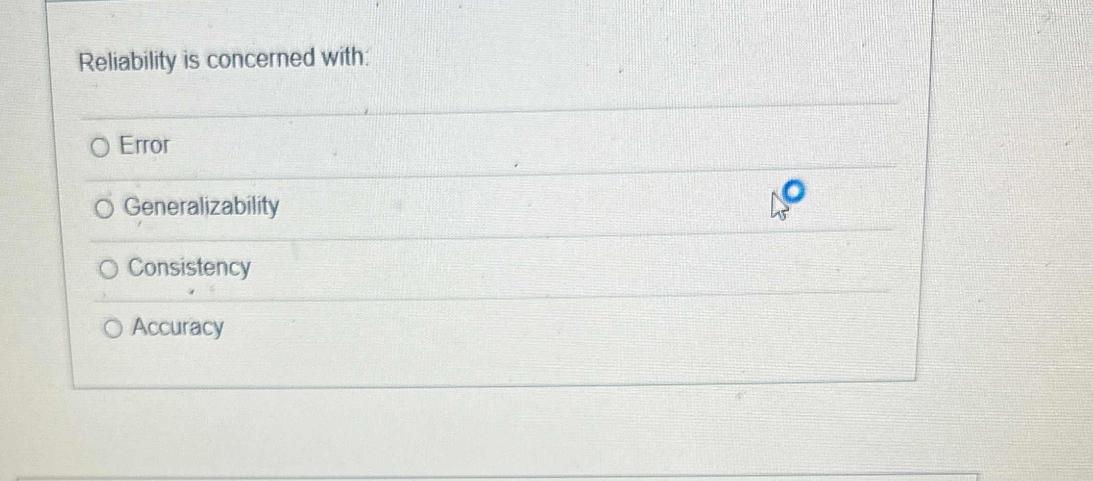 Solved Reliability is concerned | Chegg.com
