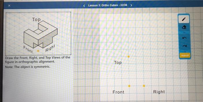 Solved х Top Front Right | Chegg.com
