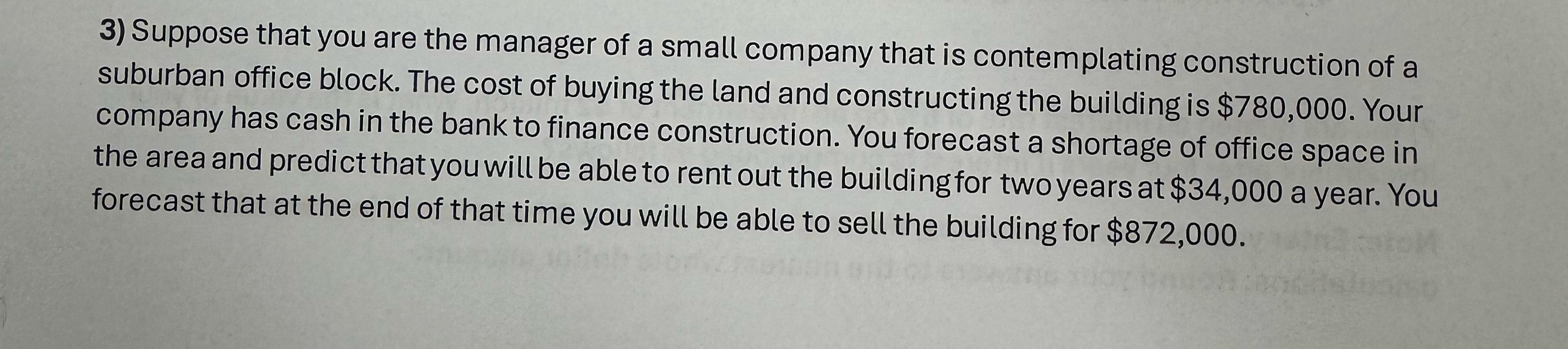 Solved Suppose that you are the manager of a small company | Chegg.com