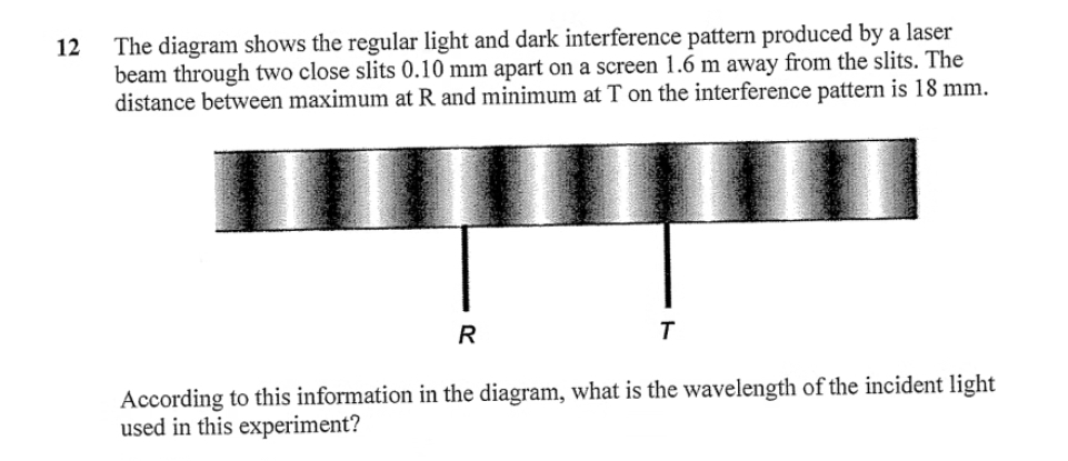 Solved 12 ﻿The diagram shows the regular light and dark | Chegg.com