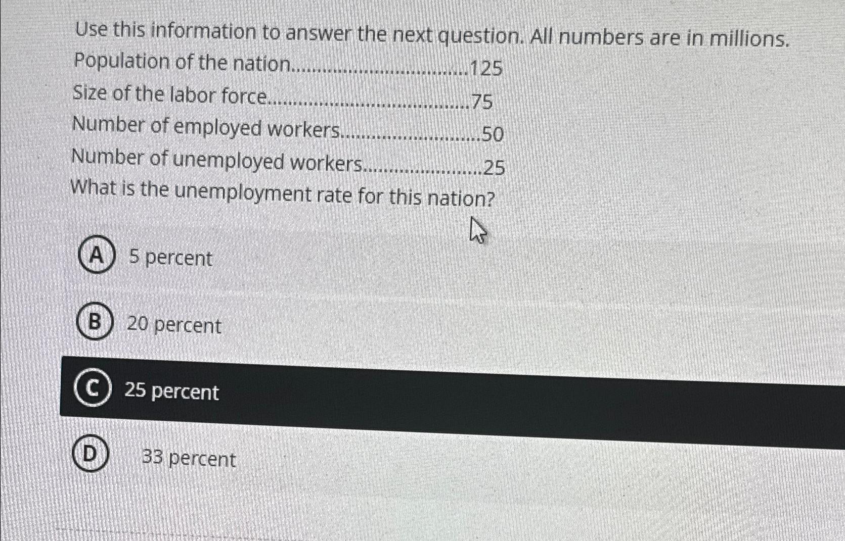 Solved Use this information to answer the next question. All | Chegg.com
