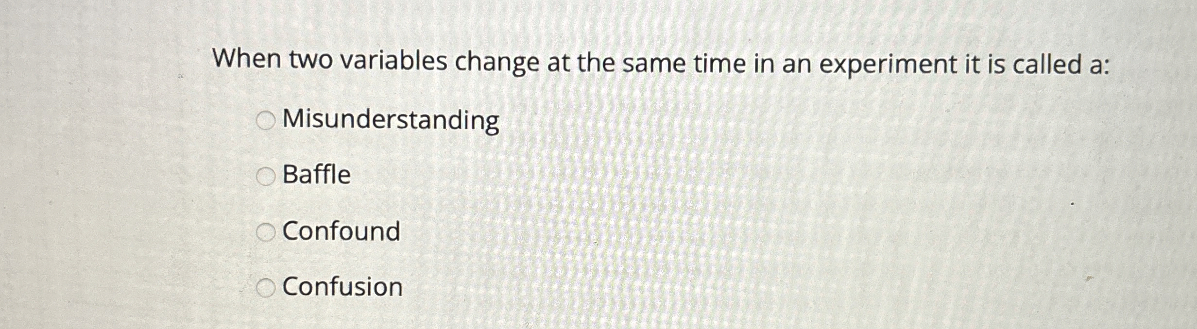 Solved When two variables change at the same time in an | Chegg.com
