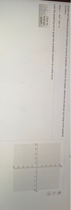 Solved Graph the following quadratic function using function | Chegg.com