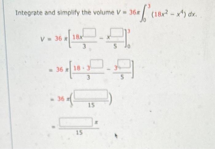 Solved To find the volume of a solid of revolution on the | Chegg.com