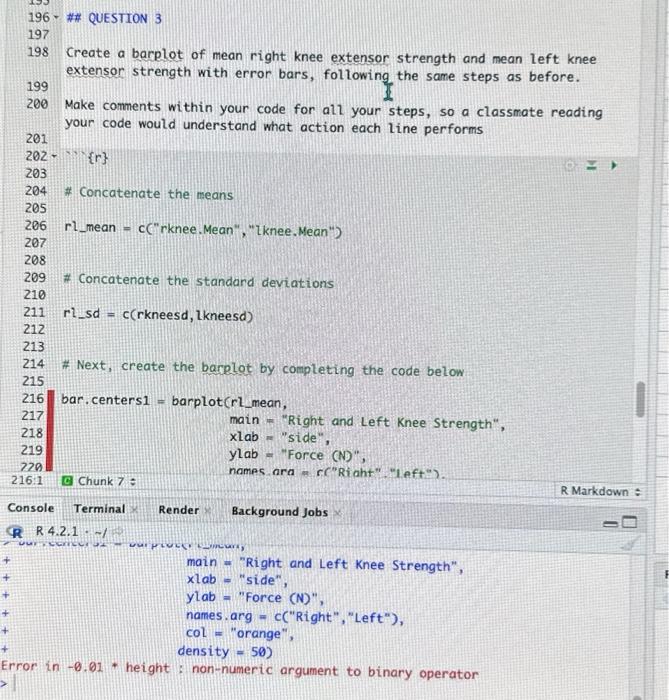 Solved 214 \# Next, create the barplot by completing the | Chegg.com