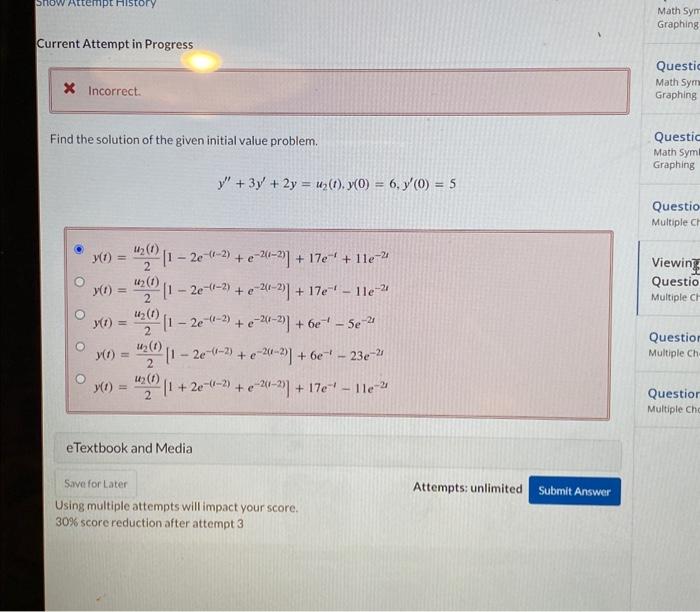 Solved Show Attempt History Current Attempt in Progress X | Chegg.com