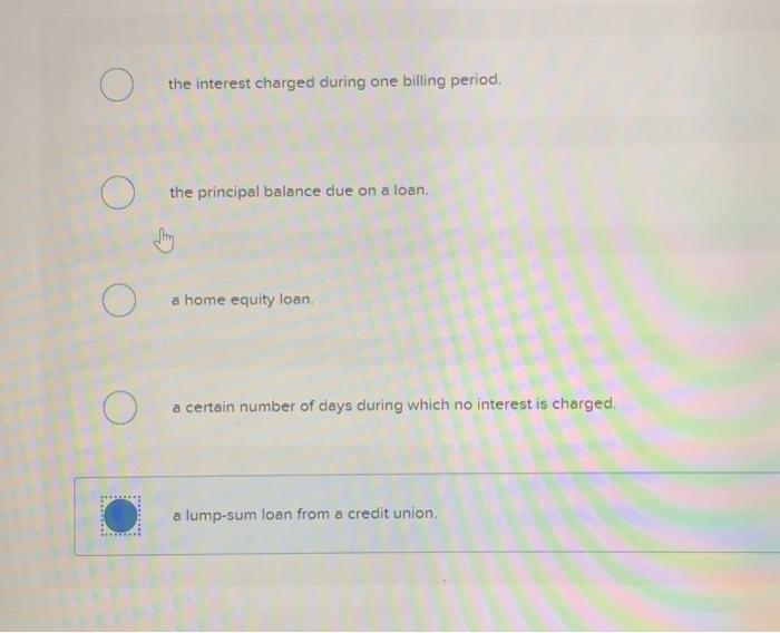 Solved A "float" period can be defined as: 5 Multiple Choice | Chegg.com