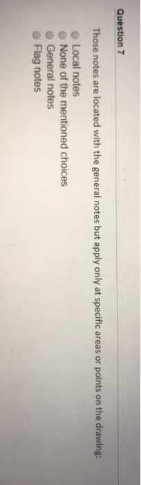 Solved Question 7 Those notes are located with the general | Chegg.com