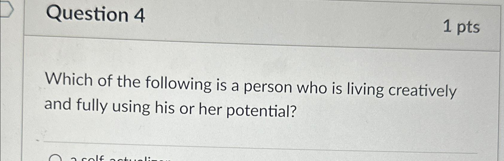 Solved Question 41 ﻿ptsWhich of the following is a person | Chegg.com