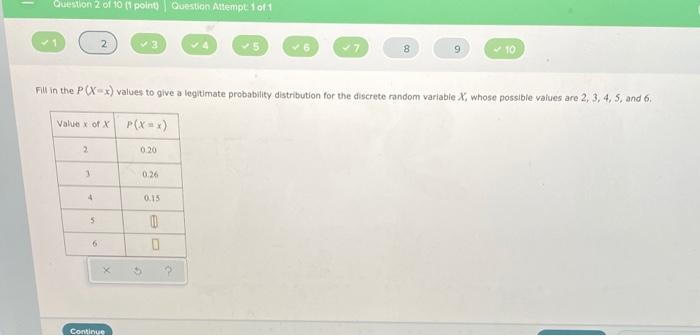 Solved Question 2 of 10 (1 point Question Allempl 1 of 1 2 3 | Chegg.com Solved Question 2 of 10 (1 point Question Allempl 1 of 1 2 3 | Chegg.com